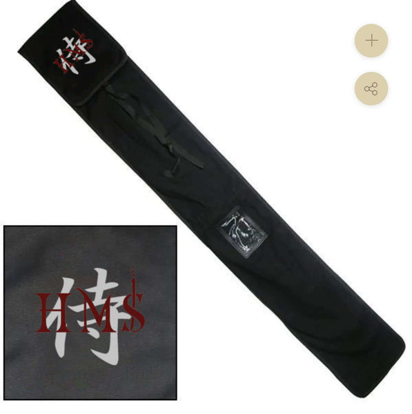 HMS CANVAS JAPANESE KATANA SWORD CARRY BLACK BAG – Handmade Sword