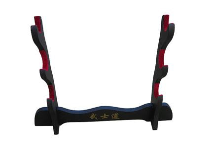 BLACK WOOD 3 TIER SWORD TABLE STAND – Handmade Sword