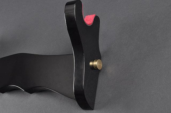 BLACK WOOD SINGLE TIER HUNG ON WALL PIANO LACQUERED SWORD STAND ...