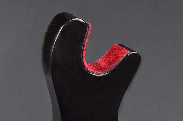 BLACK WOOD SINGLE TIER HUNG ON WALL PIANO LACQUERED SWORD STAND ...