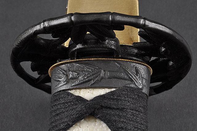 FULLY HAND FORGED CLAY TEMPER PRACTICAL BAMBOO SAMURAI WAKIZASHI SWORD ...